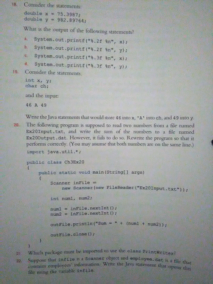 Solved Exercises 169 a. str.regionMatches (6, str1, o, | Chegg.com