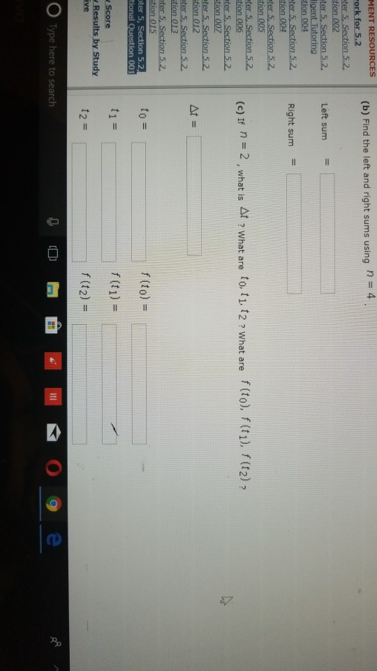 Solved Chapter 5, Section 5.2, Additional Question 001 Use | Chegg.com