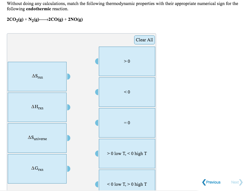 Solved Without doing any calculations, match the following | Chegg.com
