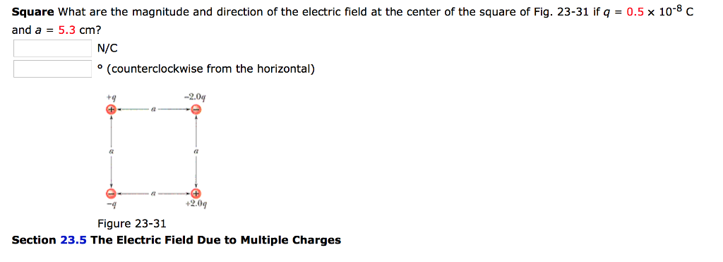 Solved Square what are the magnitude and direction of the | Chegg.com