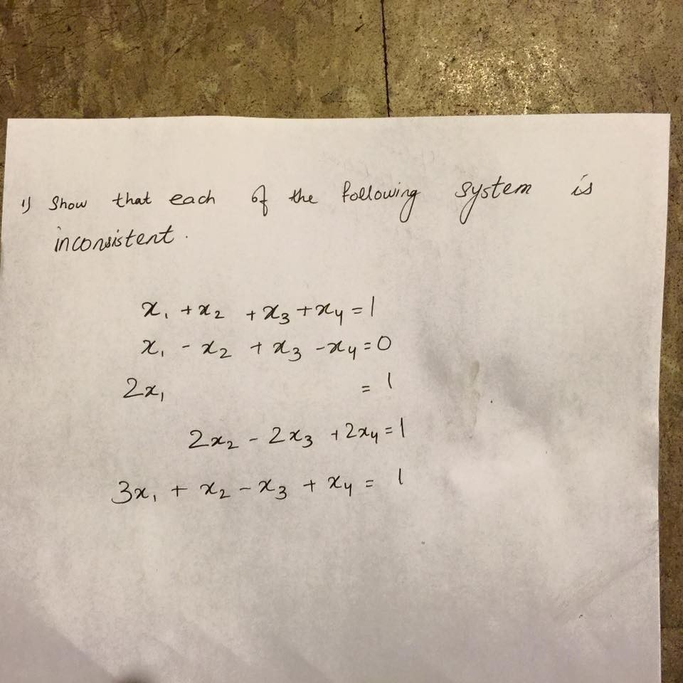 Solved Show that each of the following system is | Chegg.com