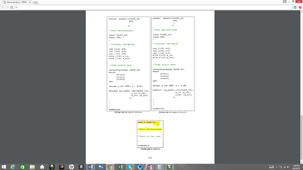 Solved Fort declarations Port deolarstions inpat Cx sa input | Chegg.com