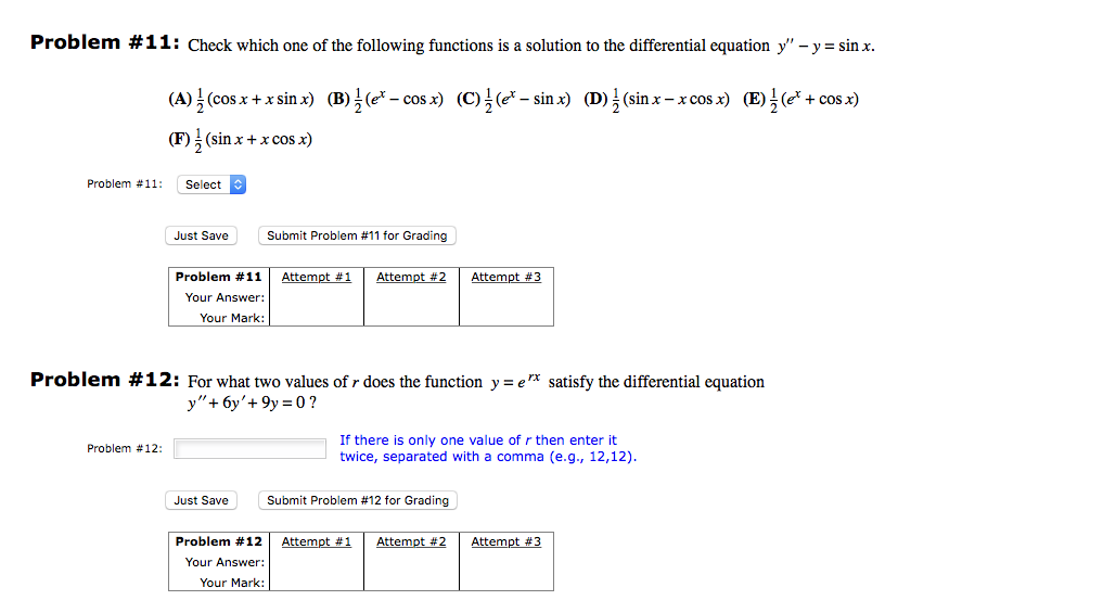 Solved Problem #11: Check which one of the following | Chegg.com