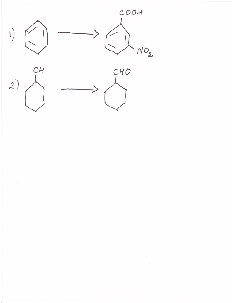 Solved Provide a stepwise synthesis for each of the | Chegg.com