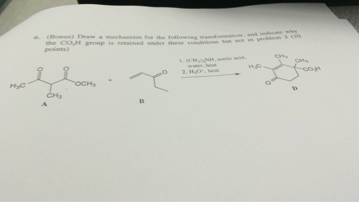 Solved Draw a mechanism for the following transformation, | Chegg.com