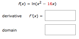 Solved Differentiate f and find the domain of f (enter the | Chegg.com
