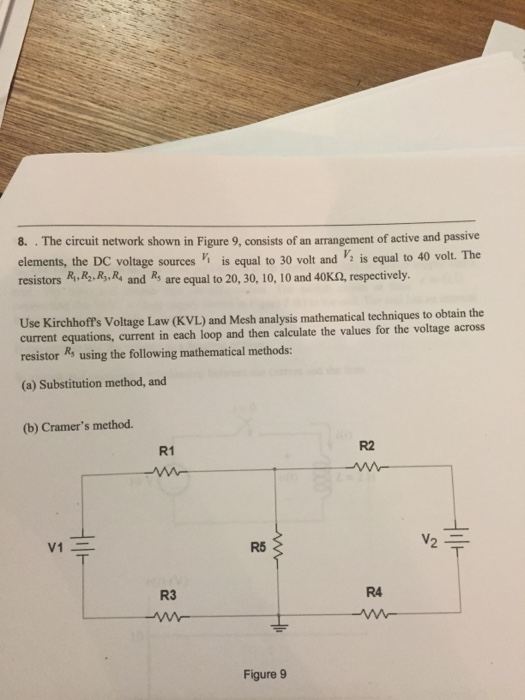 (Solved) : Circuit Network Shown Figure 9 Consists Arrangement Active ... (Solved) : Circuit Network Shown Figure 9 Consists Arrangement Active ...