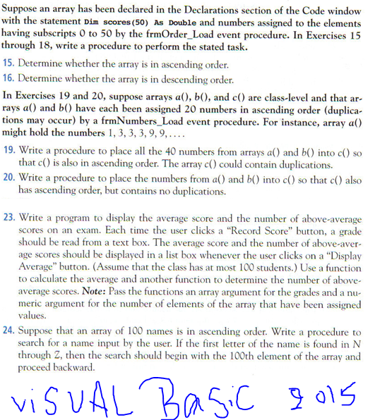 Suppose an array has been declared in the | Chegg.com