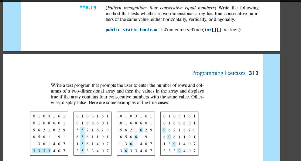 Solved Java Java Pattern Recognition Four 5645