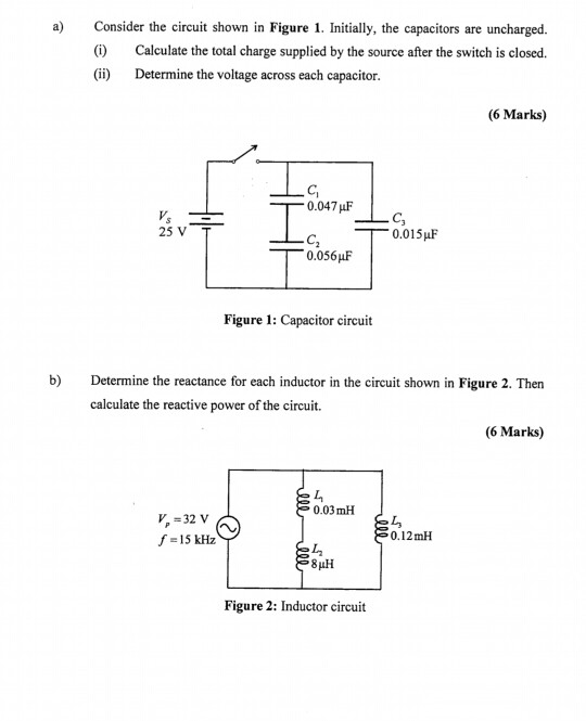 Solved Consider the circuit shown in Figure 1. Initially, | Chegg.com