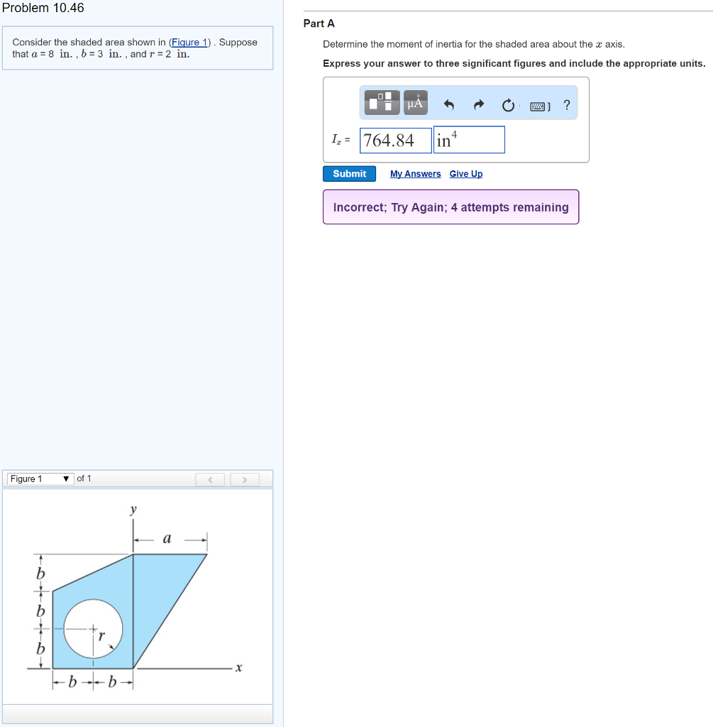 Solved Consider the shaded area shown in (Figure 1). Suppose | Chegg.com