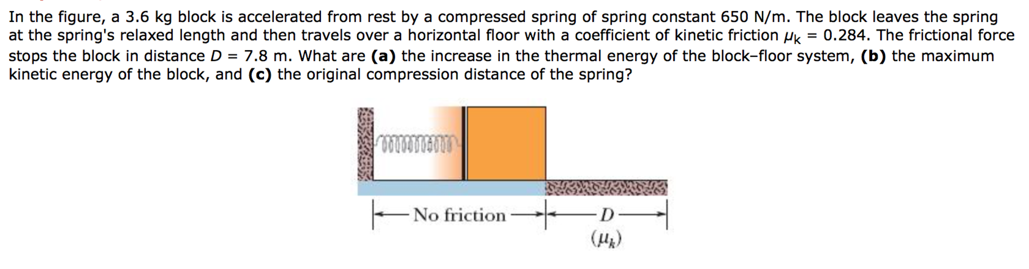 Solved In the figure, a 3.6 kg block is accelerated from | Chegg.com