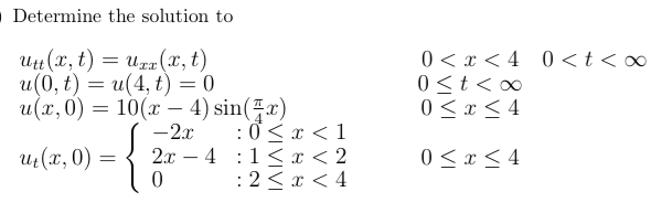Solved Determine the solution to | Chegg.com