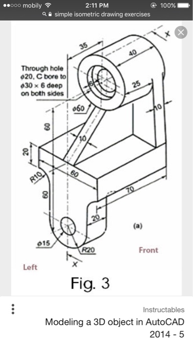 Simple Isometric Drawing Exercises