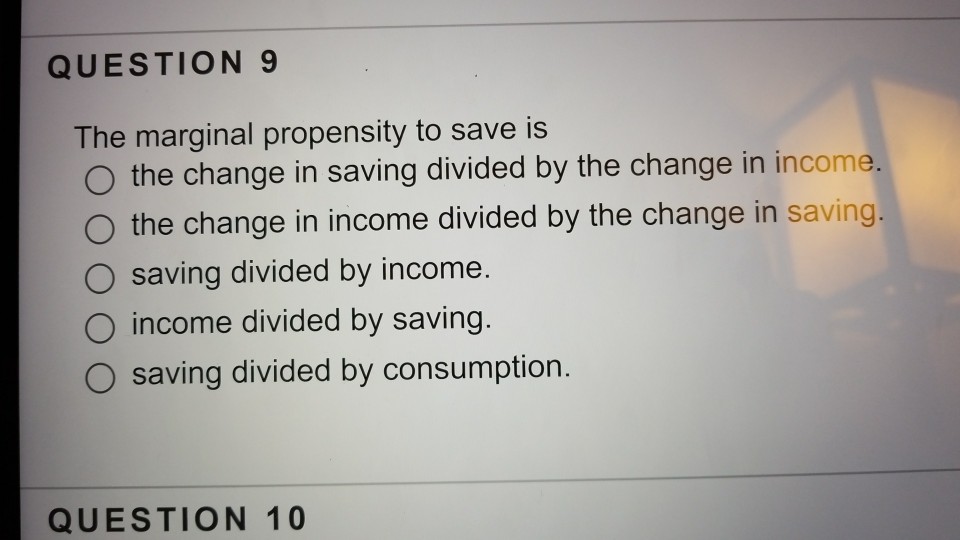 Solved O the marginal propensity to invest (MPI). QUESTION 6 | Chegg.com