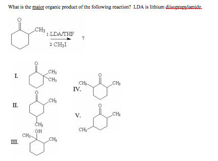 Solved What is the major organic product of the following | Chegg.com