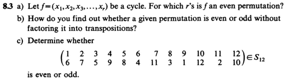 Solved Let f = (x_1, x_2, x_3,...,x_r) be a cycle. For which | Chegg.com
