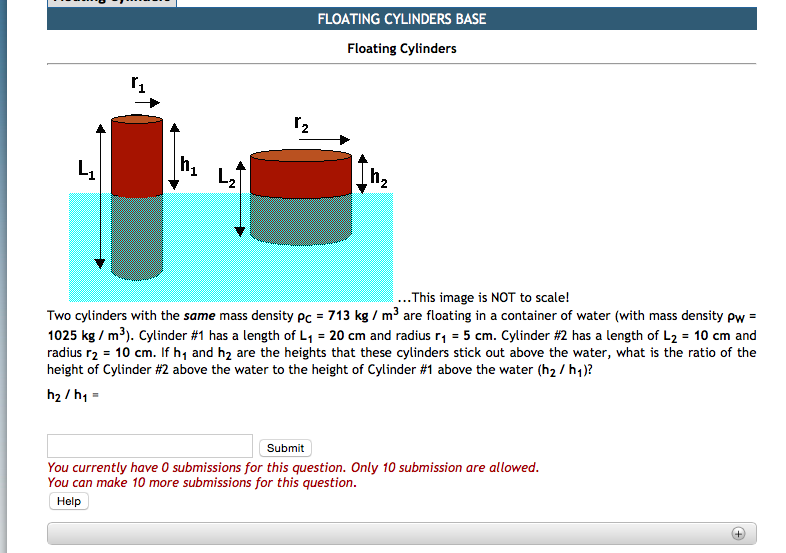 two-cylinders-with-the-same-mass-density-c-713-kg-chegg