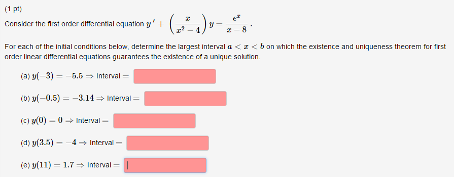 Solved Consider The First Order Differential Equation Y