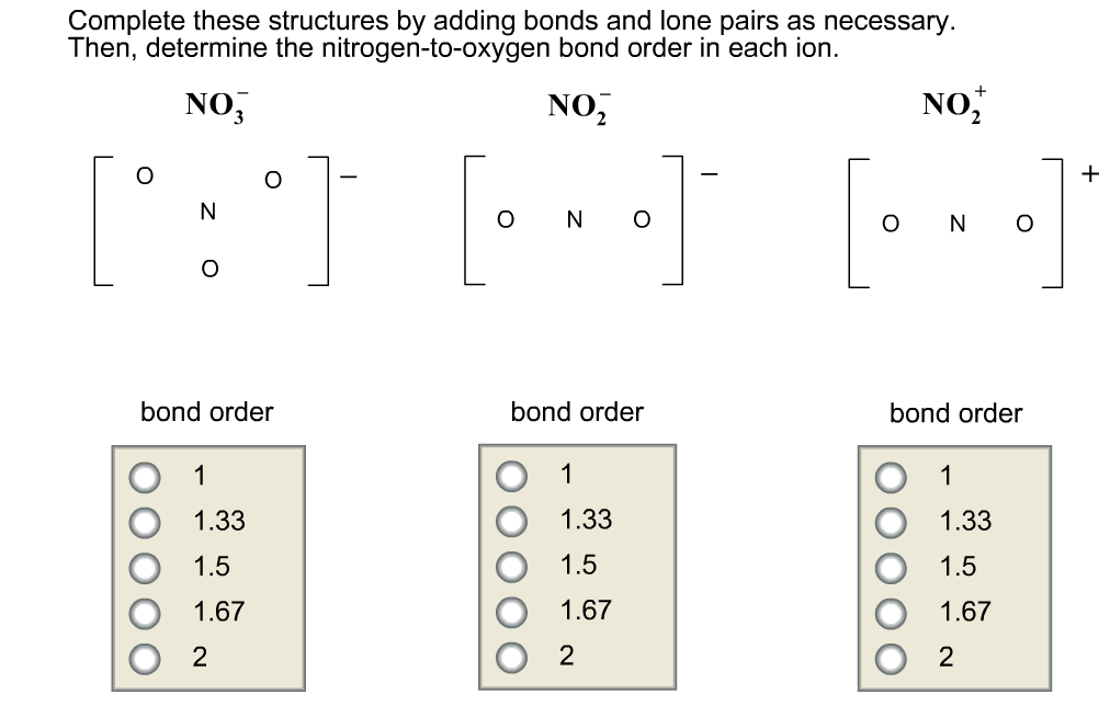 Solved Complete these structures by adding bonds and lone | Chegg.com