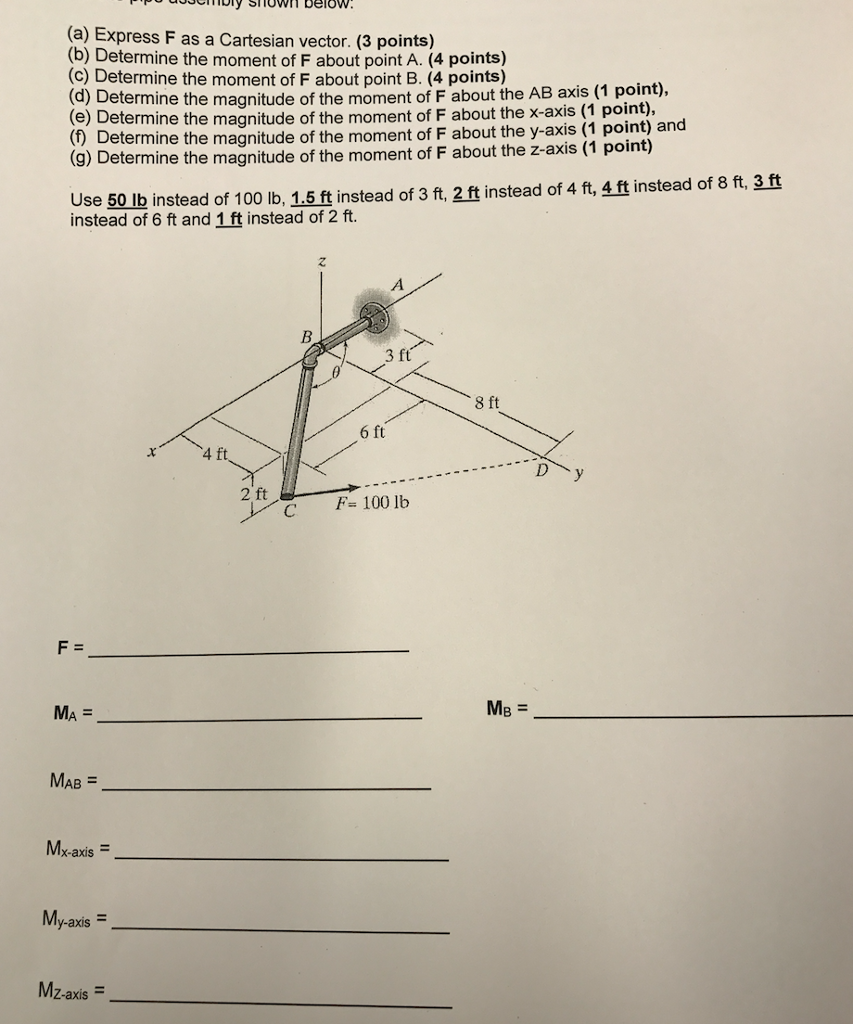 Solved Express F as a Cartesian vector. (b) Determine the | Chegg.com Solved Express F as a Cartesian vector. (b) Determine the | Chegg.com