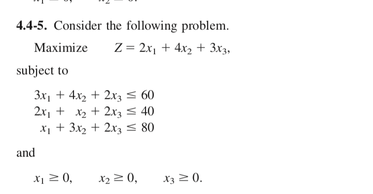 Solved Work through the simplex method step by step in | Chegg.com