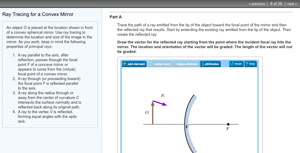 Solved An object O is placed at the location shown in front | Chegg.com