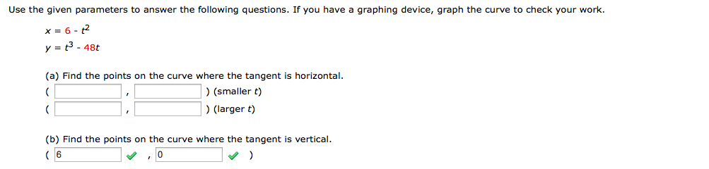 Solved: Use The Given Parameters To Answer The Following Q... | Chegg.com