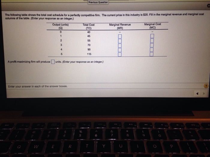 Solved The following tables show the total cost schedule for | Chegg.com