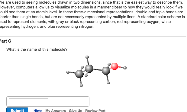 Solved We are used to seeing molecules drawn in two | Chegg.com