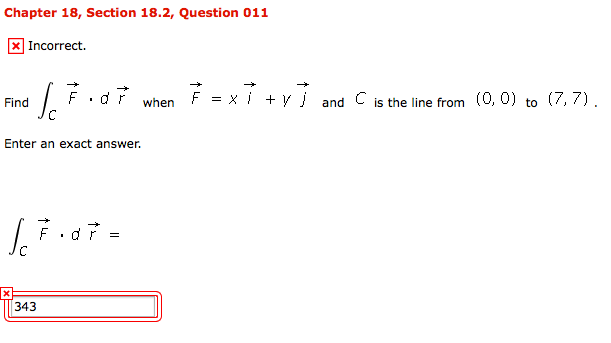 Solved Find integral_C F vector middot dr vector when F | Chegg.com