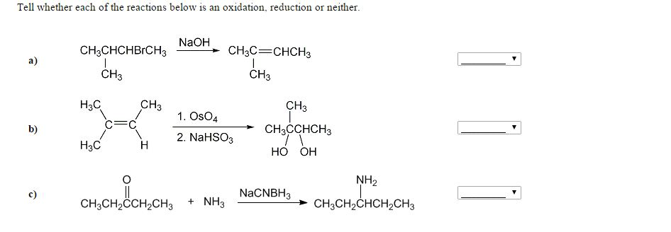 Solved Tell whether each of the reactions below is an | Chegg.com Solved Tell whether each of the reactions below is an | Chegg.com