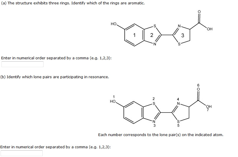 Solved The structure exhibits three rings. Identify which of | Chegg.com