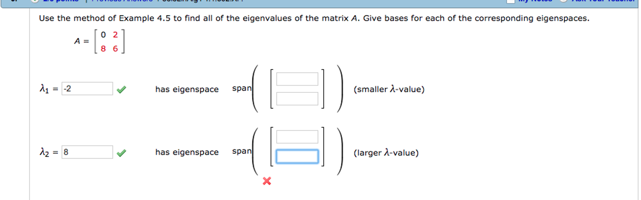 Solved Use the method of Example 4.5 to find all of the | Chegg.com