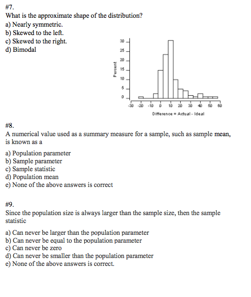 Solved Multiple choice questions. #1 If ρ is the correlation | Chegg.com