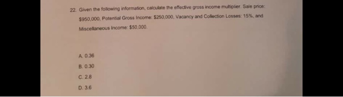 Solved Given the following information, calculate the | Chegg.com