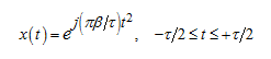 Generati a Complex LFM Chirp Waveformng A complex, | Chegg.com