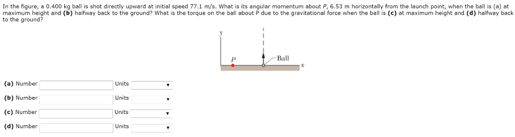 Solved In the figure, a 0.400 kg ball is shot directly | Chegg.com