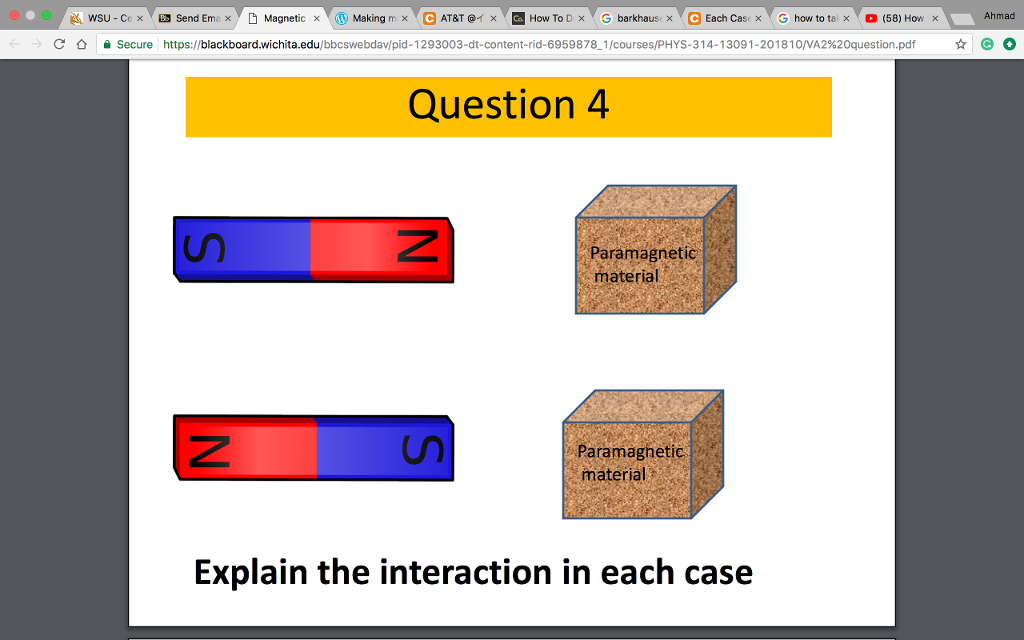 Solved Ahmad Cǜ 을 Secure https://blackboard. | Chegg.com