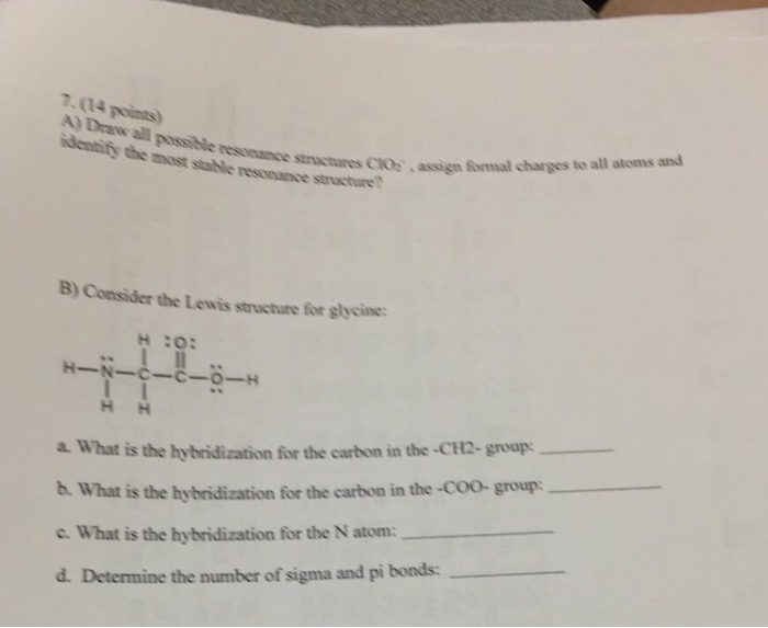 Solved Draw all possible resonance structures ClO_2^-, | Chegg.com
