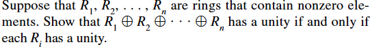 Suppose that R1, R2, ... , Rn are rings that contain | Chegg.com