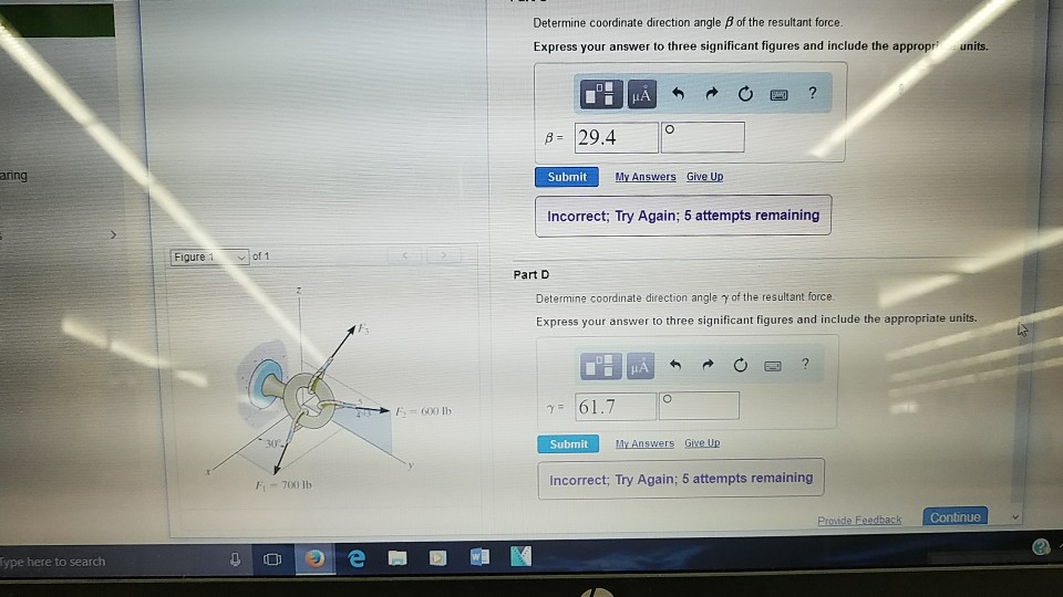 Solved Determine Coordinate Direction Angle Beta Of The