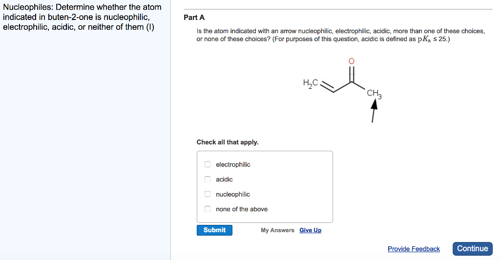 Solved Determine whether the atom indicated in buten-2-one | Chegg.com