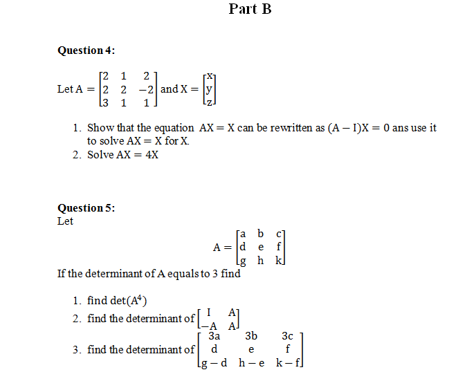 Solved Solve linear system using method of inverse matrix | Chegg.com