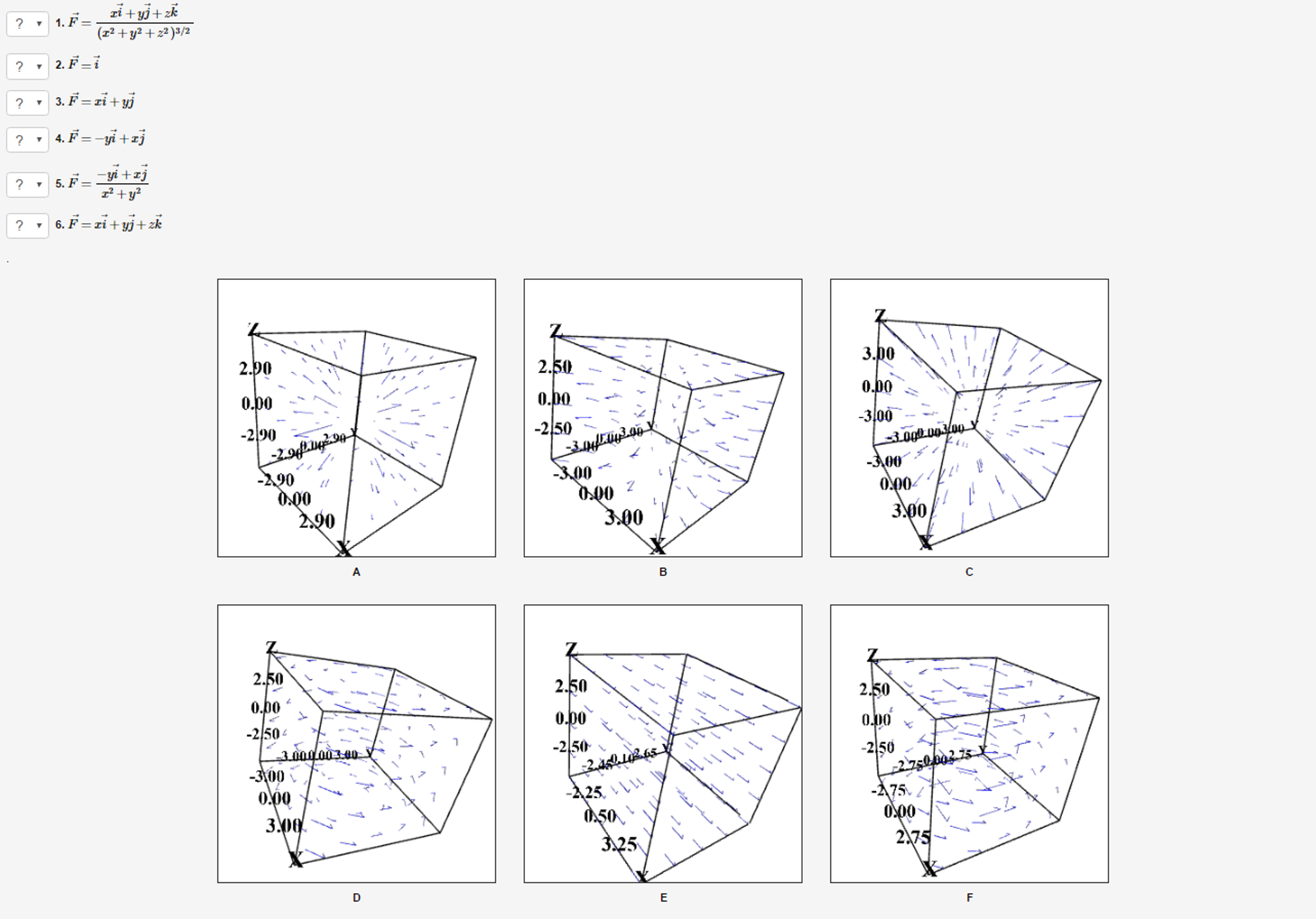 Solved Match each vector field with its graph. If you need | Chegg.com