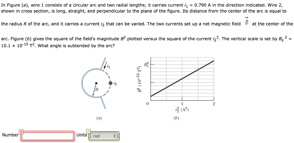 Solved In Figure (a), wire 1 consists of a circular arc and | Chegg.com