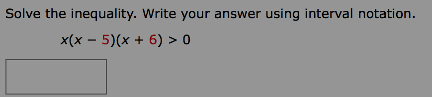 Solved Solve the inequality. Write your answer using | Chegg.com