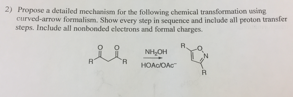 Solved Propose a detailed mechanism for the following | Chegg.com