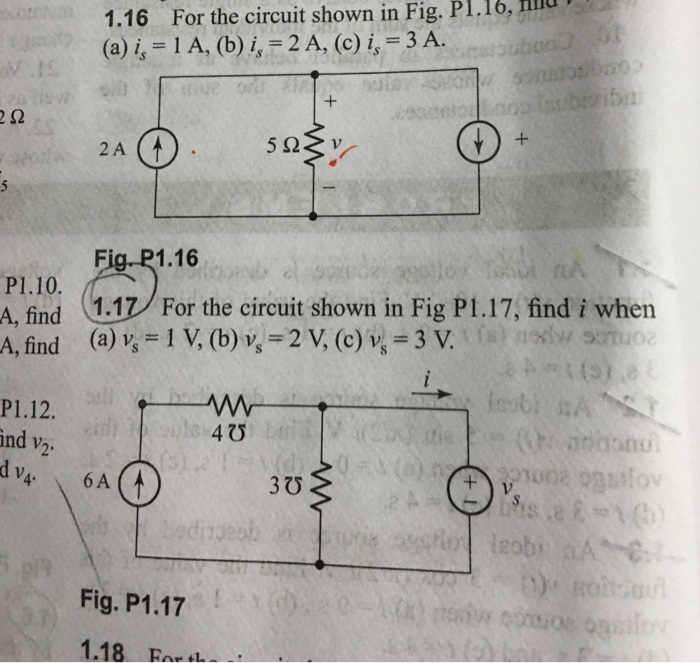 Solved For the circuit shown Fig. P1.16, i_s = 1 A, i_s = | Chegg.com