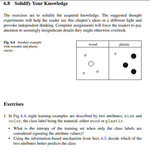 6.8 Solidify Your Knowledge The exercises are to | Chegg.com